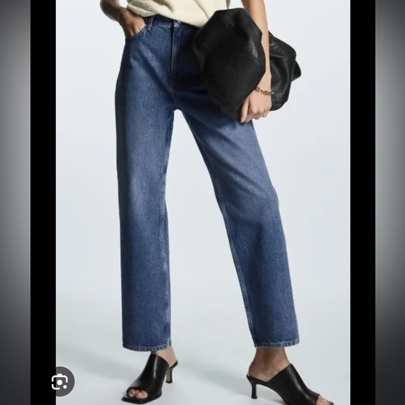 COS | Jeans | Cos Relaxed Straight Jean High Rise Ankle Length | Poshmark
